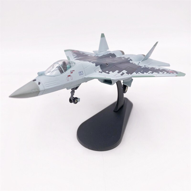 Diecast Metal Alloy 1/100 Scale N Su 57 SU57 Fighter Airplane Aircraft ...