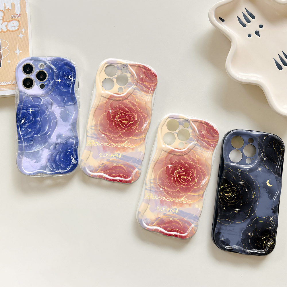 BILI for Vivo Y28 4G Back Cover Blooming Flowers Pattern Cream Texture ...