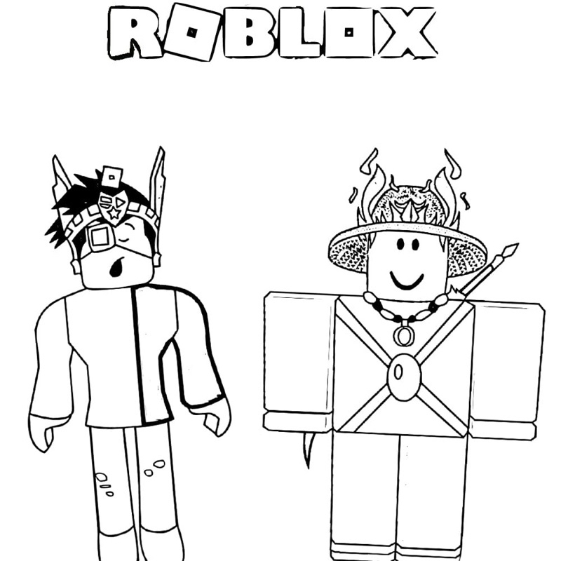 Game Roblox - Set 10 Tờ Tranh Tô Màu A4 A5 Dành Cho Màu Sáp, Màu Chì ...