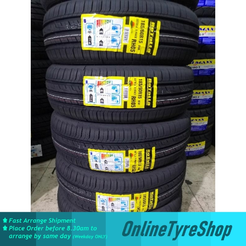 185/60/15 Rotalla Setula E-Race RH05 Tyre Tayar | Lazada