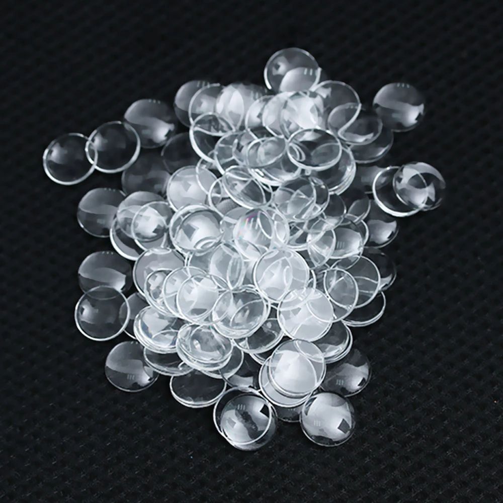 DIY Crafts 20Pcs Eyeballs Flat Back 14mm Round Eye Patch Glass Eye ...