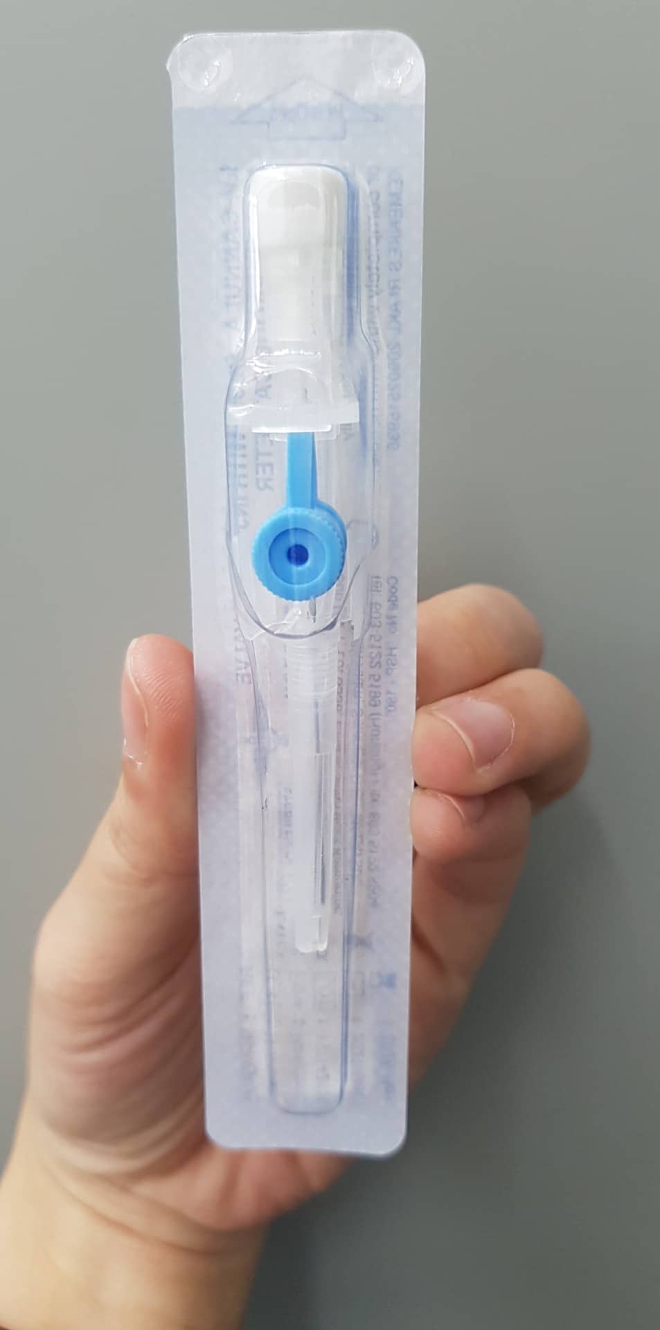 IV CANNULA / CATHETER WITH VALVE 22G BLUE CANNULA BRANULA | Lazada