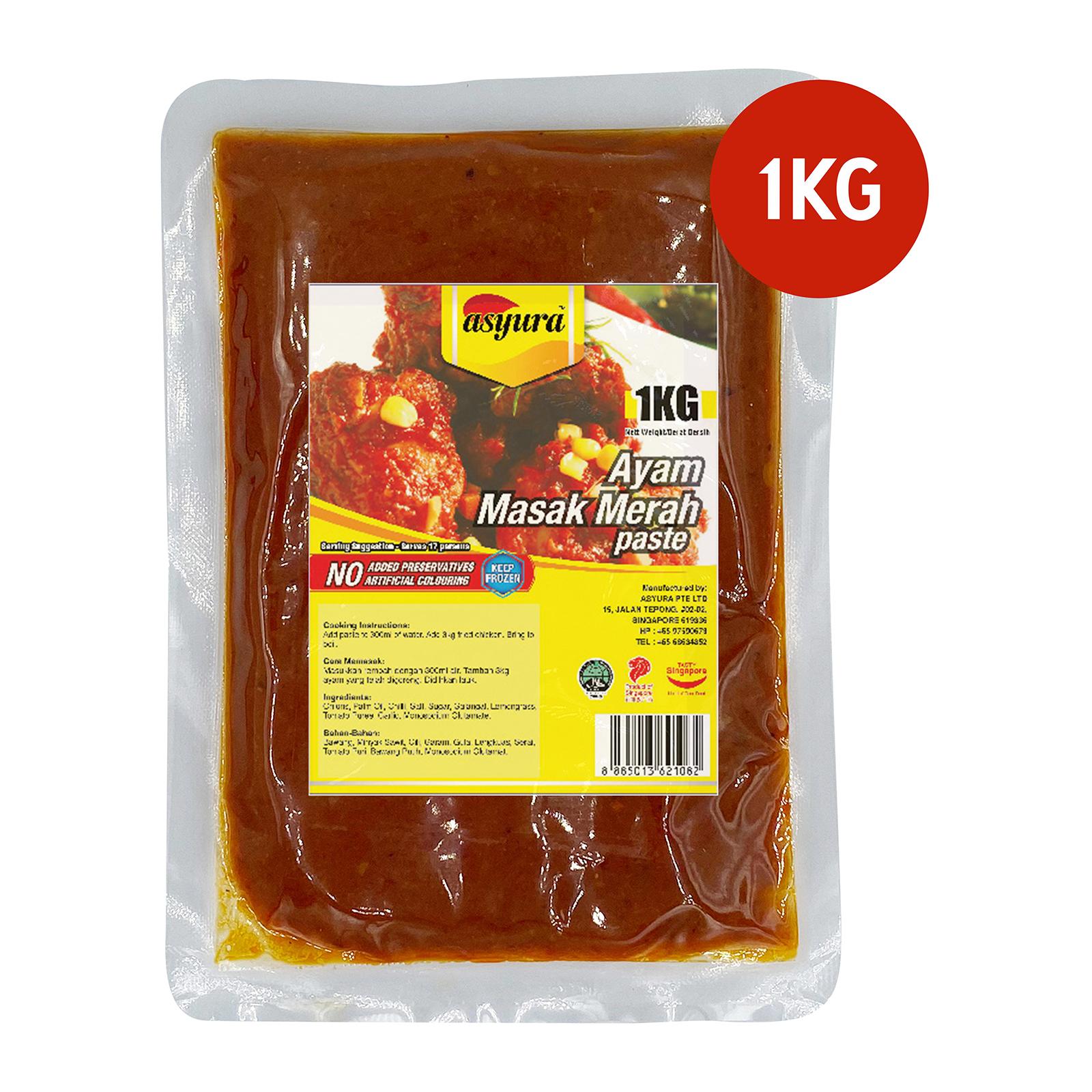 [RedMart Exclusive] Asyura Paste Ayam Masak Merah Paste -1KG (Frozen ...