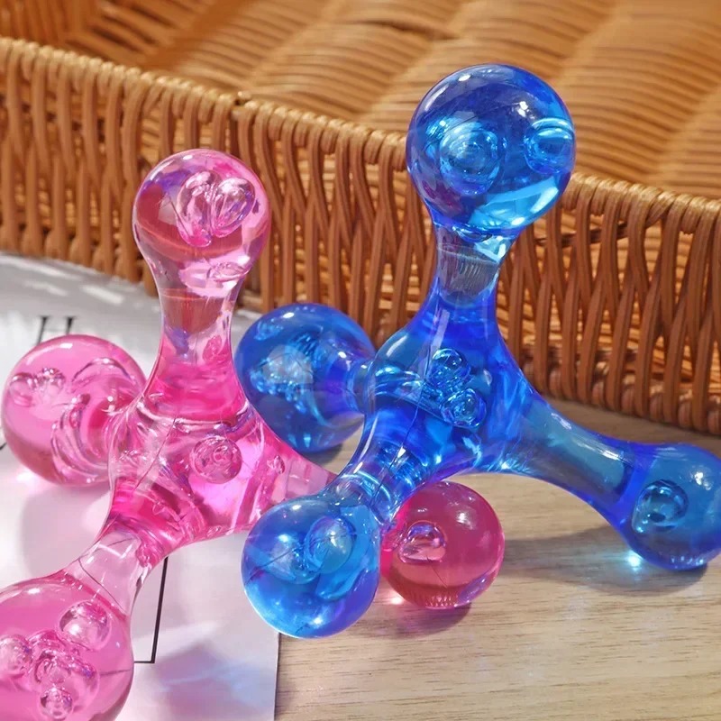 Useful 4 Balls Mini Manual Massager Arm Back Leg Head Foot Acupuncture ...