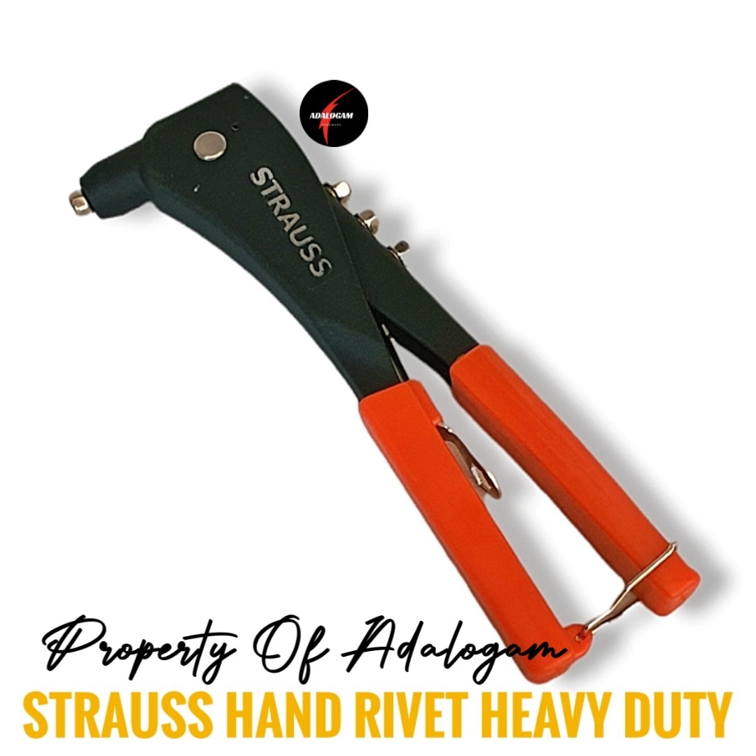 STRAUSS T-Series Hand Riveter - Tang Rivet Rifet Ripet Heavy Duty ...