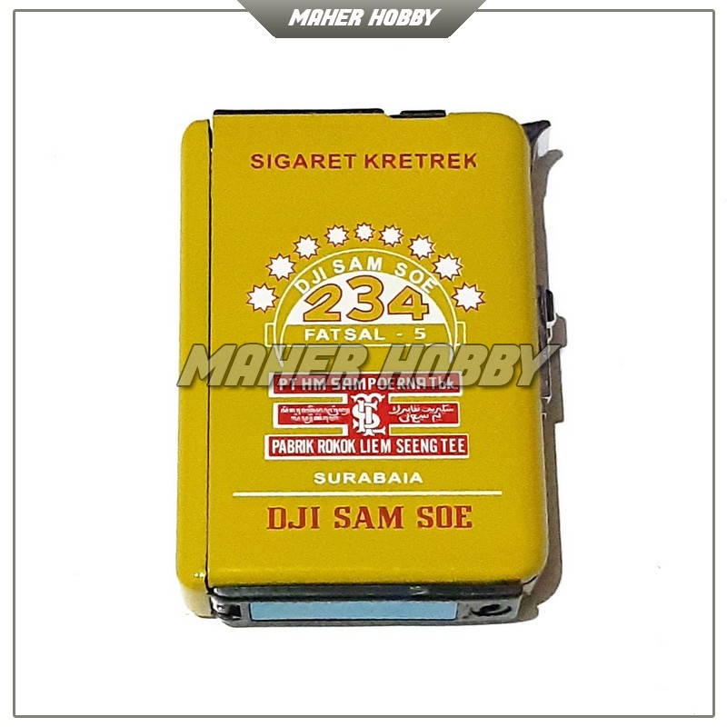 KOTAK ROKOK KOREK 234 DJI SAM SOE - KR PDK SAMSOE KUNING MH | Lazada ...