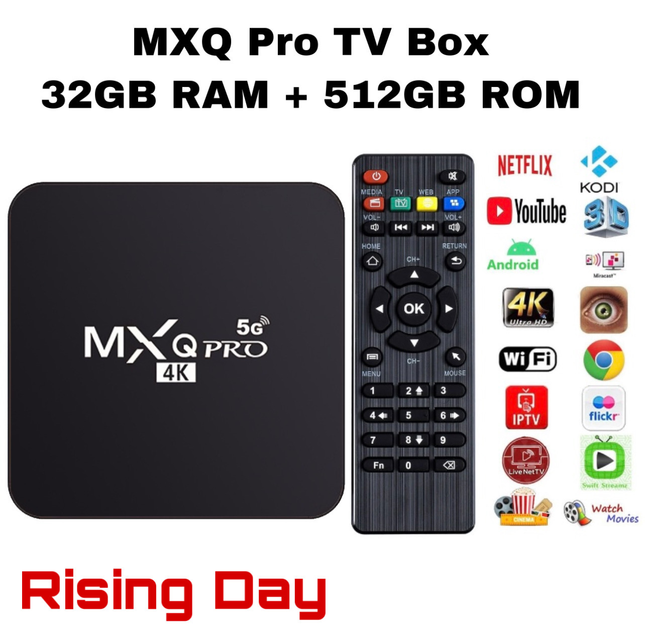 MX Q Pro TV Box 5G 32GB+512GB Android 11.1 Smart TV Box High Definition ...