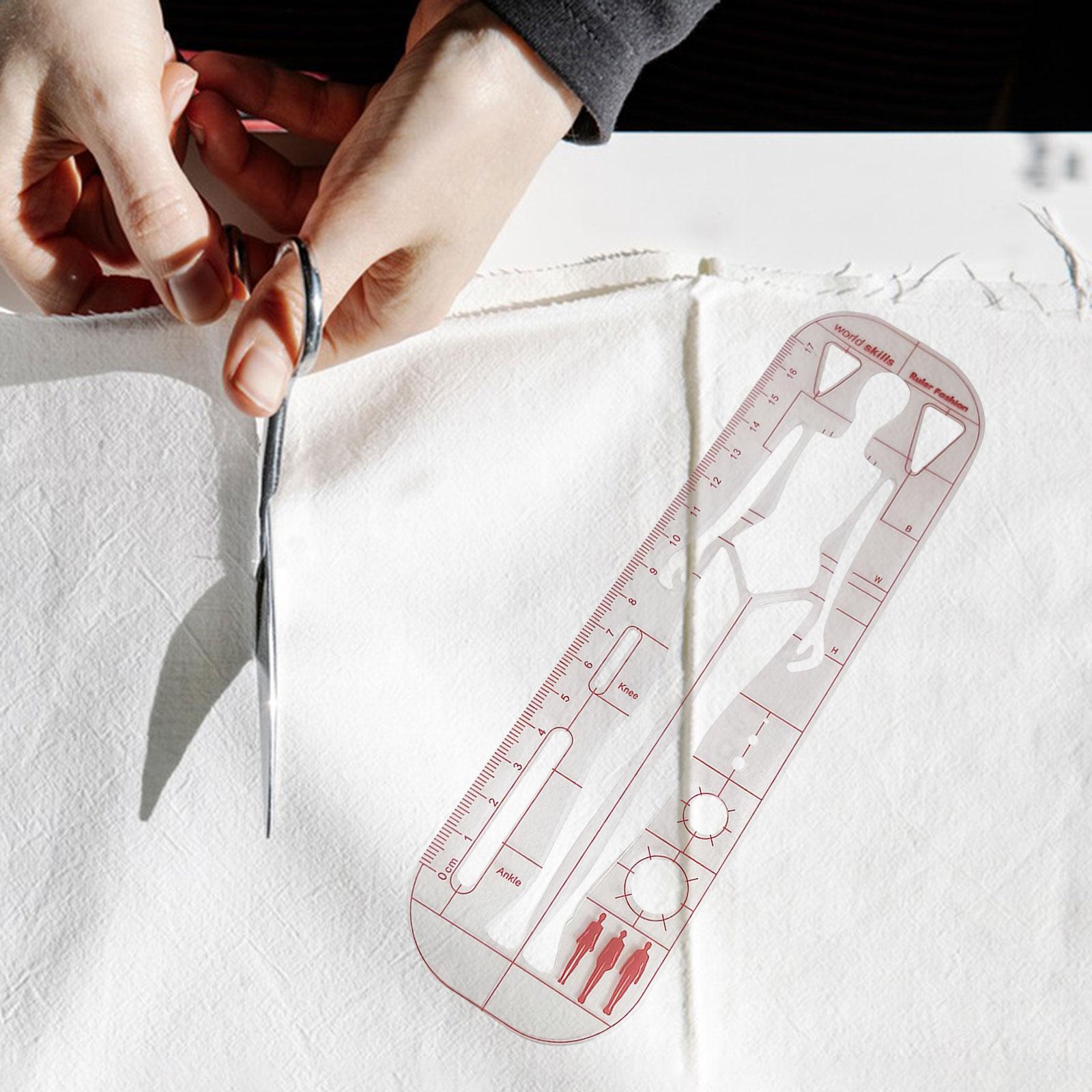 【EliteEssence123】Template Ruler Sewing Ruler Fashion Illustration ...