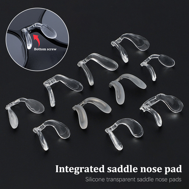 Saddle Glasses Nose Pad One-piece Ose Clip Nose Bridge Eyeglasses Anti ...