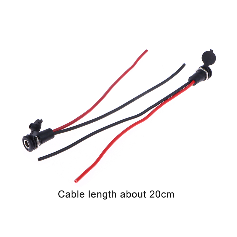 1Pc DC power Female With Cable Wired 5.5 * 2.1 5.5*2.5mm DC Socket High ...
