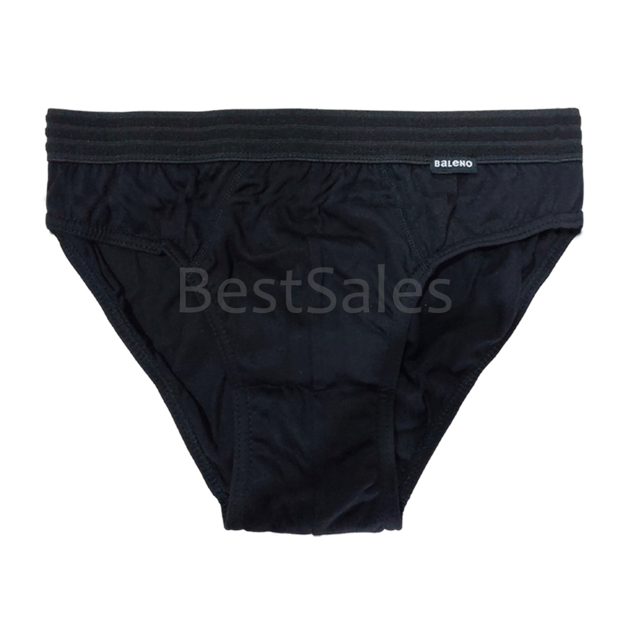 Original Baleno Plain Black Brief for Men | Lazada PH