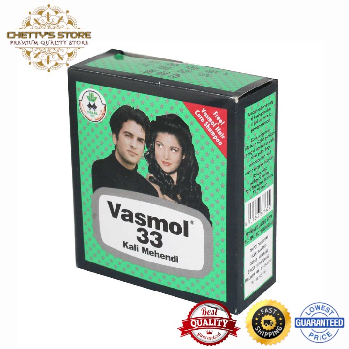 Vasmol 33 Kali Hair Dye Black (5g x 6s) | Lazada