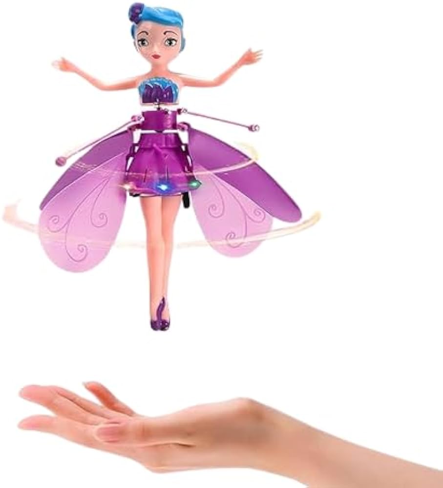 Magical Flying Fairy Toy Doll Hand Sensor Control USB Powered Magic Flying Fairy Sky Dancers ...
