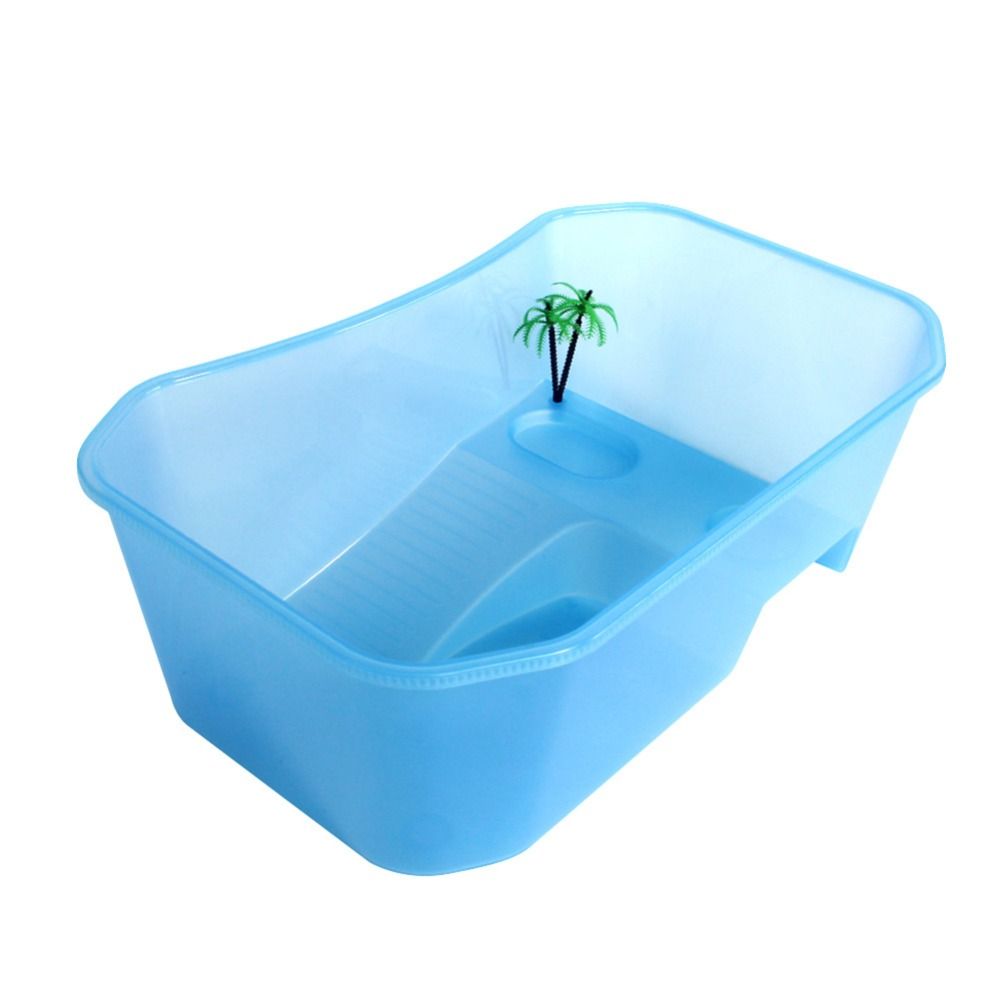 Pet Accessories Basking Ramp Turtle Vivarium Box Water Land Dual Use ...