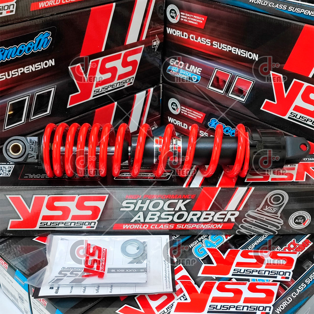 โช๊ค YSS PRO Plus ของแท้ สปริงแดง แกนดำ รุ่น Click 125i 2012 2013 2014 ...