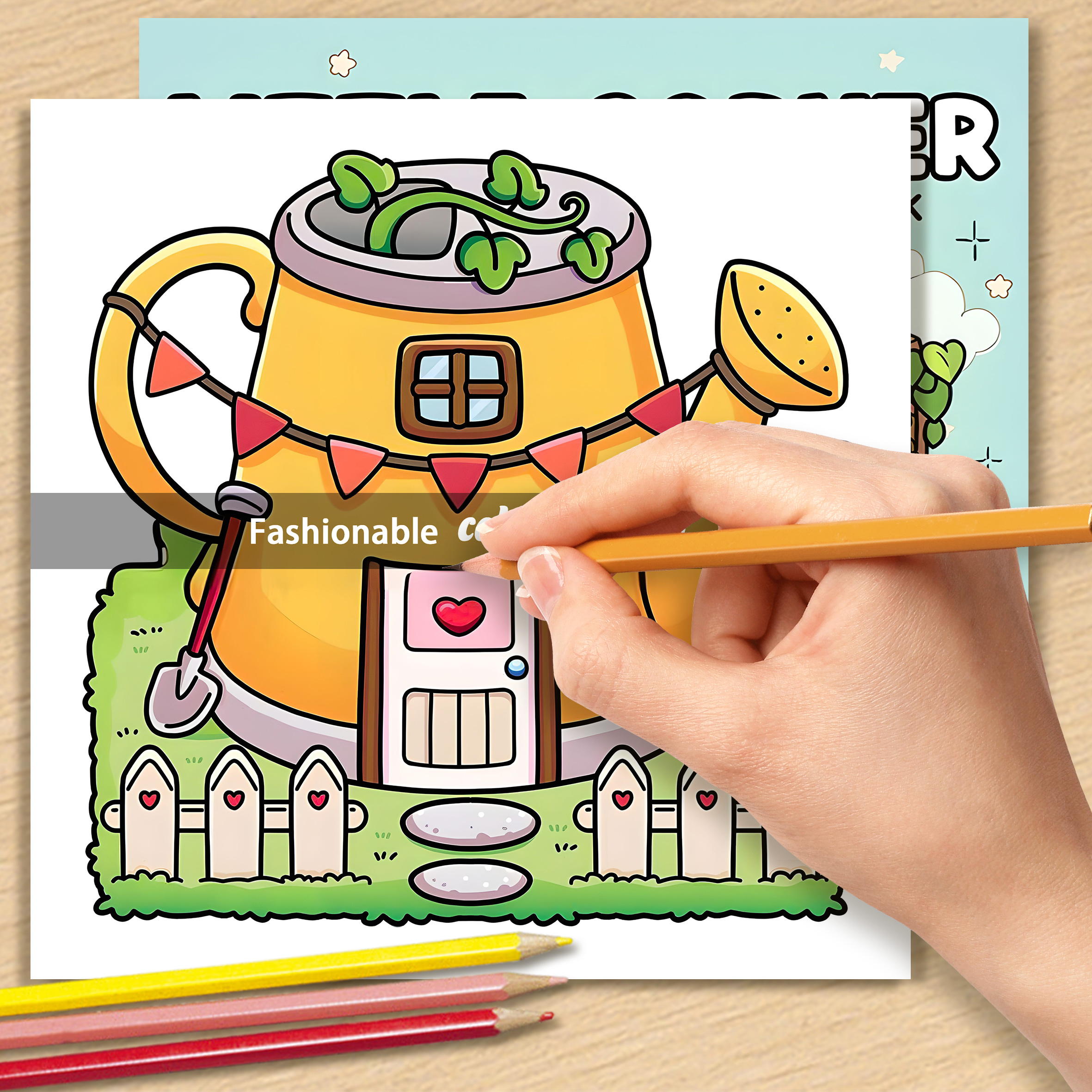 【Sleek】 LITTLE CORNER: Coloring Book for Adults Featuring Cute Cozy ...
