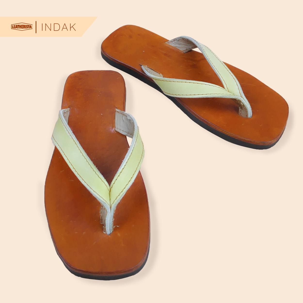 Leatherista Lokal Indak (Leather Slippers for Men) | Lazada PH