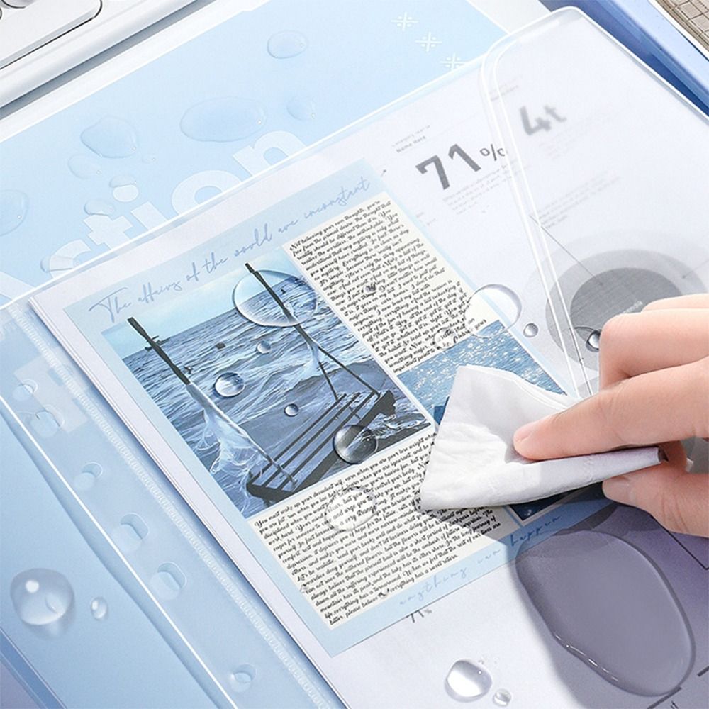 Simple Straps Design A4 File Folder Hard Cover Detachable Test Paper ...