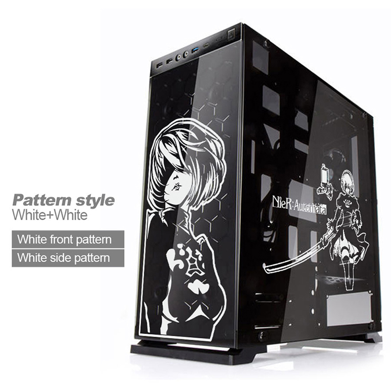 Anime Removable Waterproof Sticker ATX Gaming PC Case Stickers Mid ...
