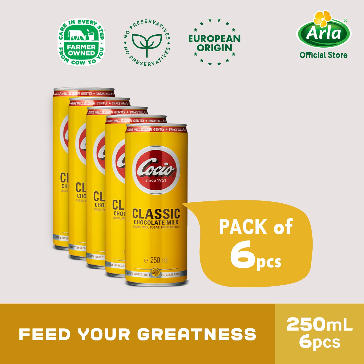 Cocio Classic in Can 250ml 6-Pack | Lazada PH