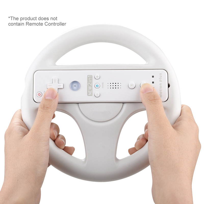 【LuxeLink】3 Color Game Racing Steering Wheel for Nintendo Wii Control ...