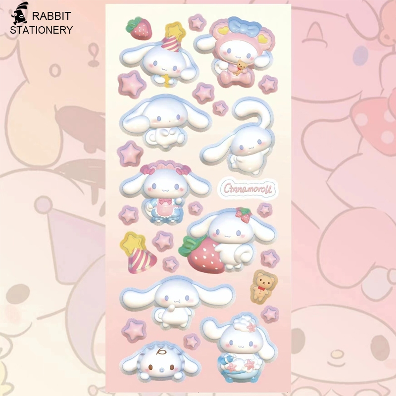 Stiker Glitter Sanrio Characters | Stiker Decor 2D Sanrio Karakter ...
