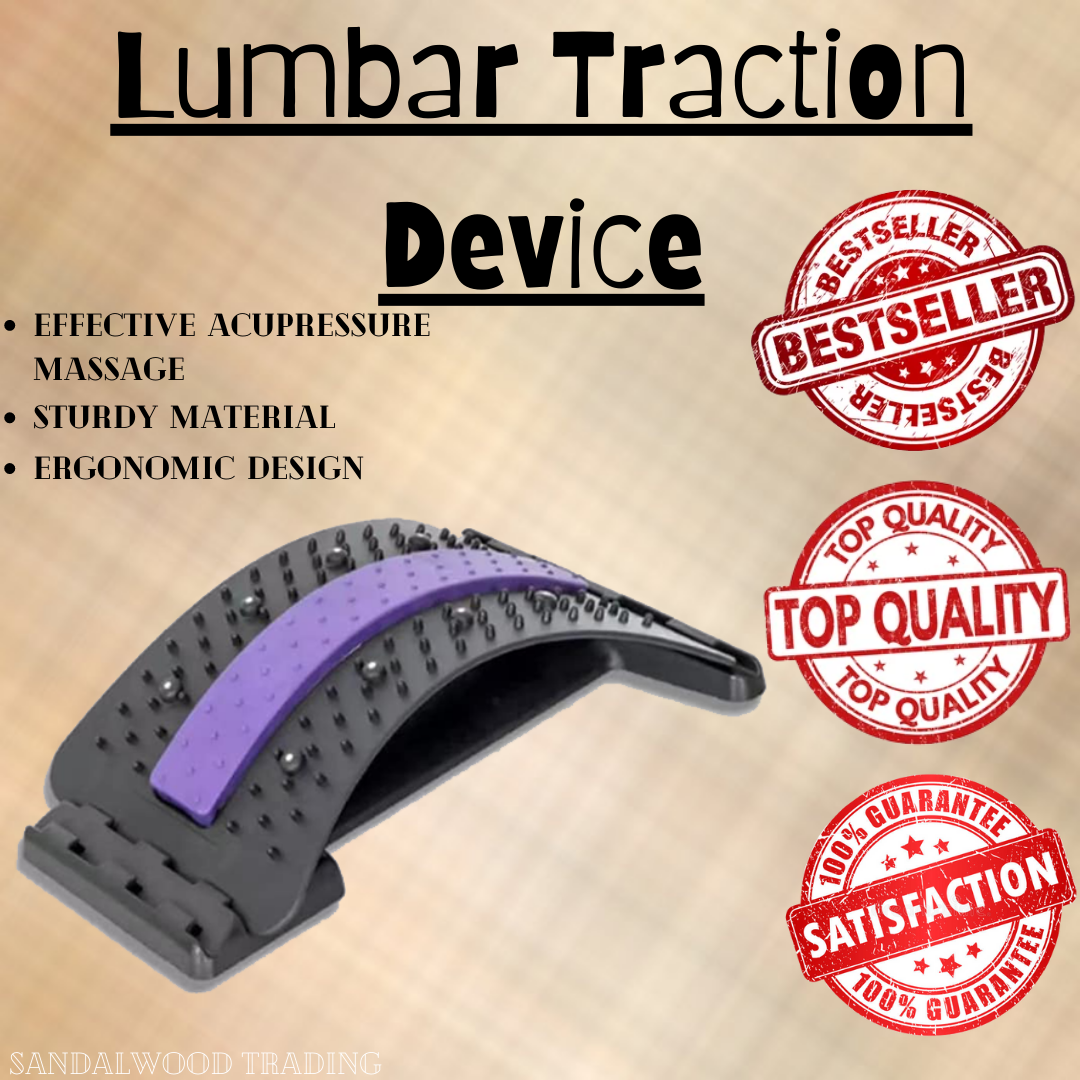 BEST SELLER LUMBAR TRACTION DEVICE | RANDOM COLOR | Magnetic Pressure ...