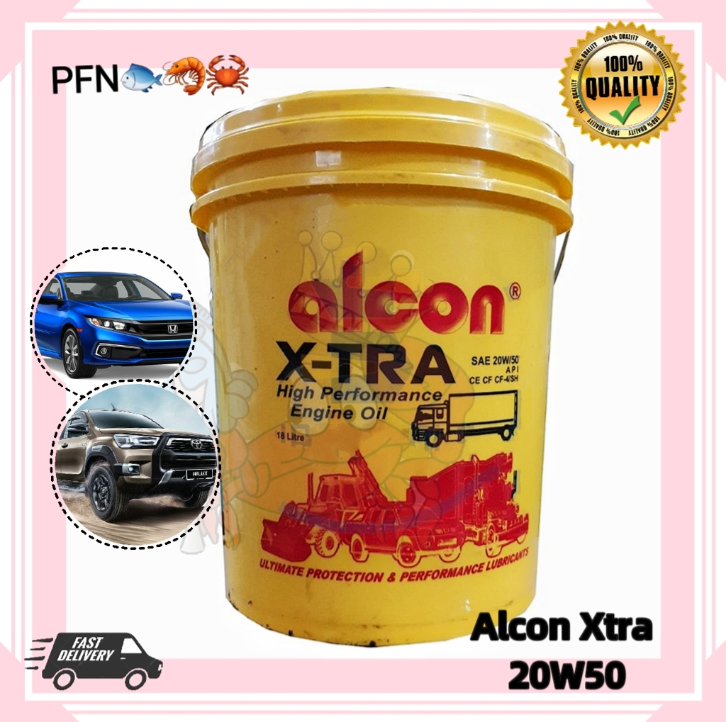 💥READY STOCK💥Alcon 18 Litre Motor Oil SAE 20W-50 X-TRA 18L(Made In UAE ...