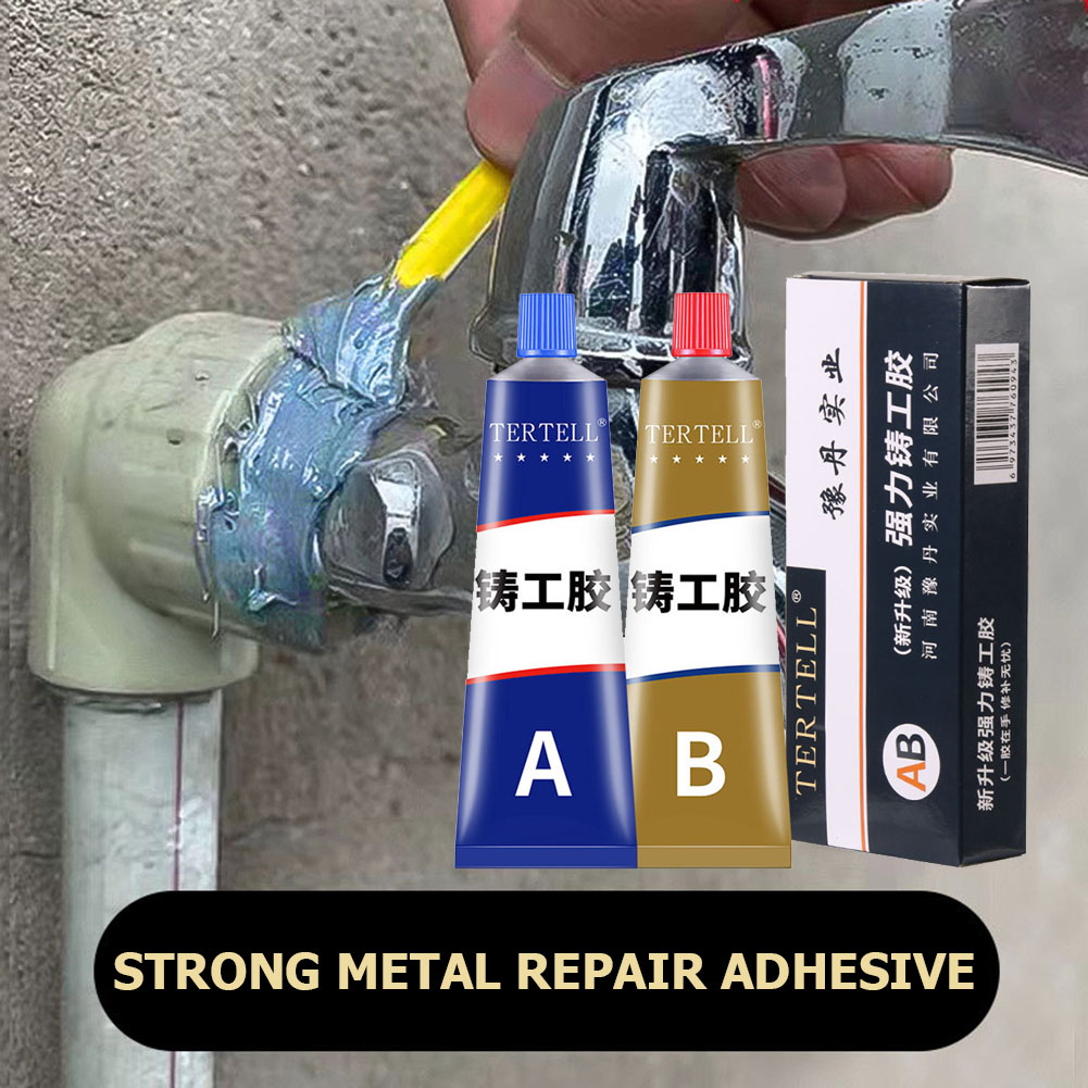 2pcs Ab Metal Repair Pastes Adhesive Steel Auto Radiator Water Special ...