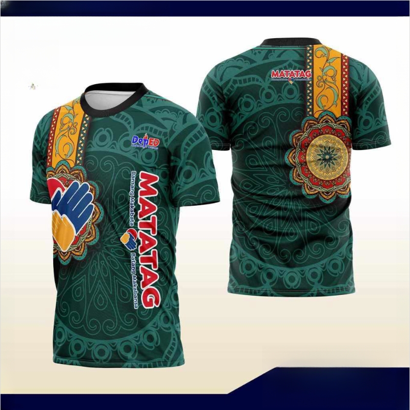 Full Sublimation Shirt Deped Matatag Uniforms Teachers Day T Shirt For