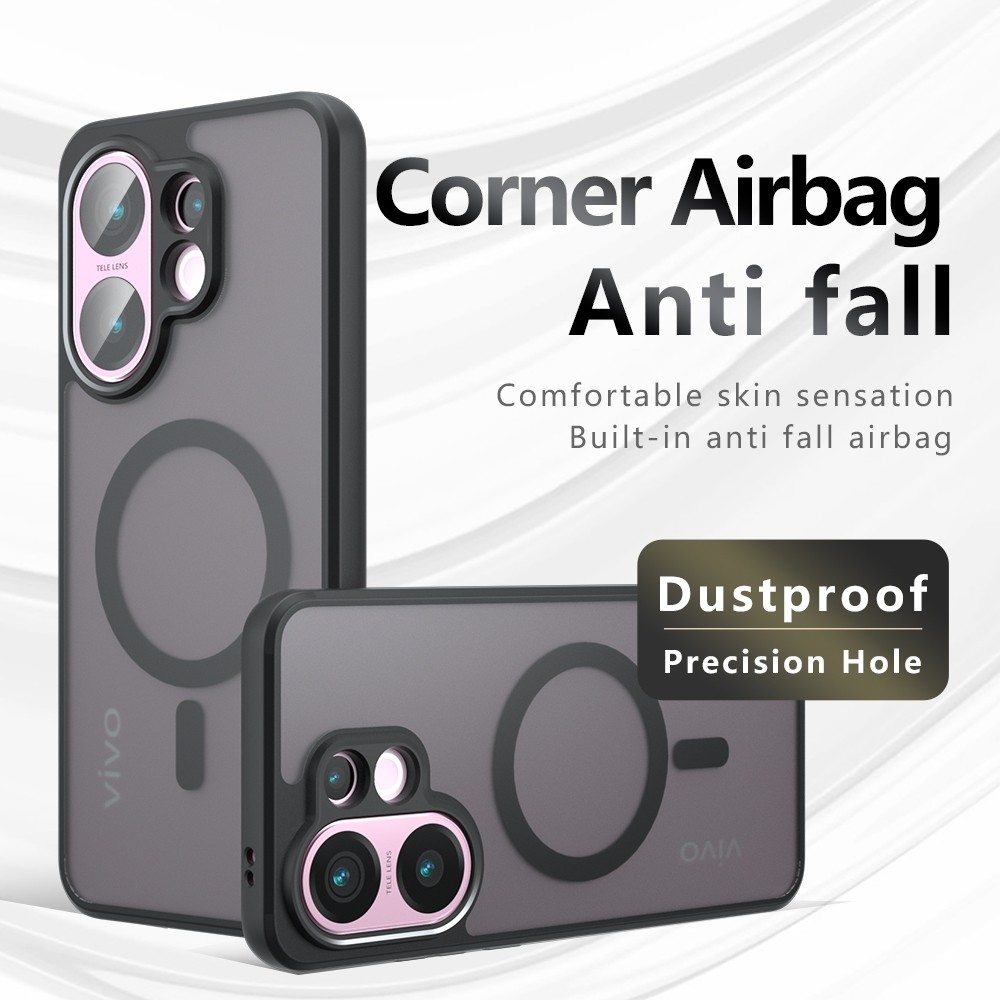 Phone case vivo X200 FE Back cover Armor Matte Frosted Clear Magnetic ...