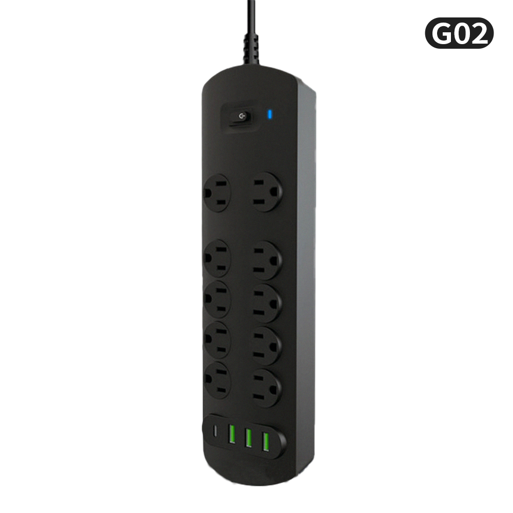 3.1A 6 Universal USB Port Charger 3000W High Power with 3 Power Socket ...