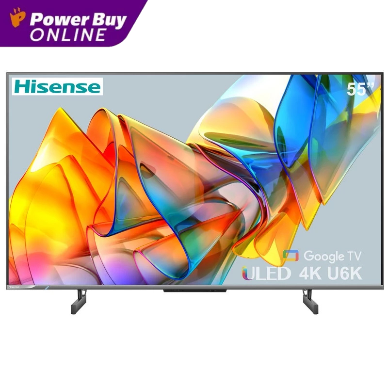 HISENSE ทีวี U6K ULED (55", 4K, Google TV, ปี 2023) รุ่น 55U6K | Lazada ...