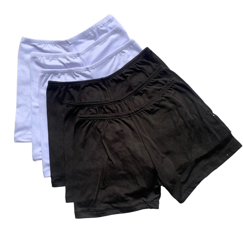 6pcs Black White Cycling shorts for kids inner shorts inner undies ...