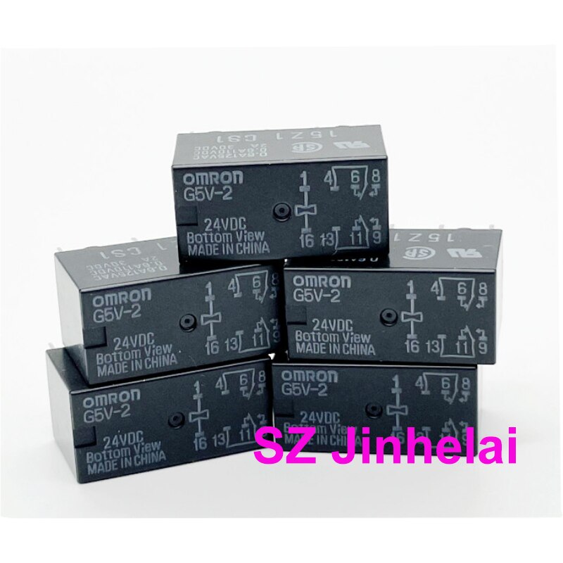 10Pcs Omron G5V-2 5VDC 12VDC 24VDC Authentic Original Relays Micro ...