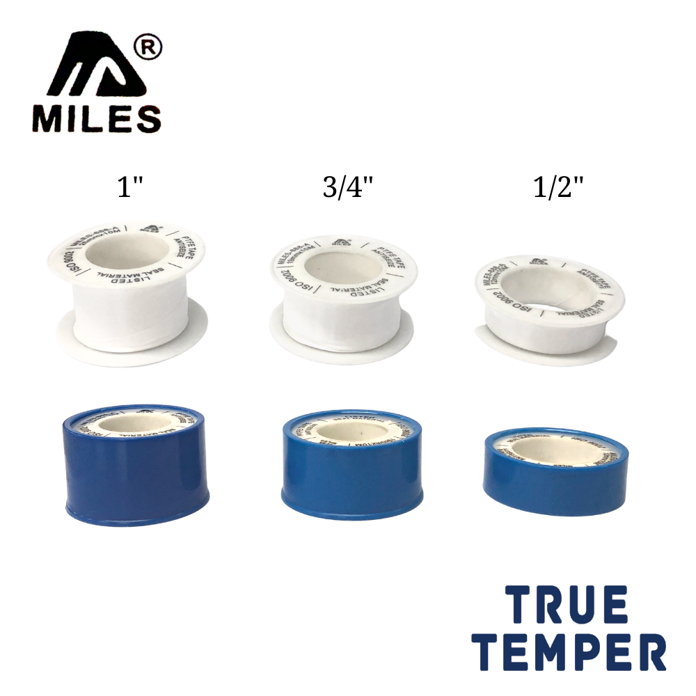 Miles Teflon Tape - 1/2, 3/4, 1 | Lazada PH