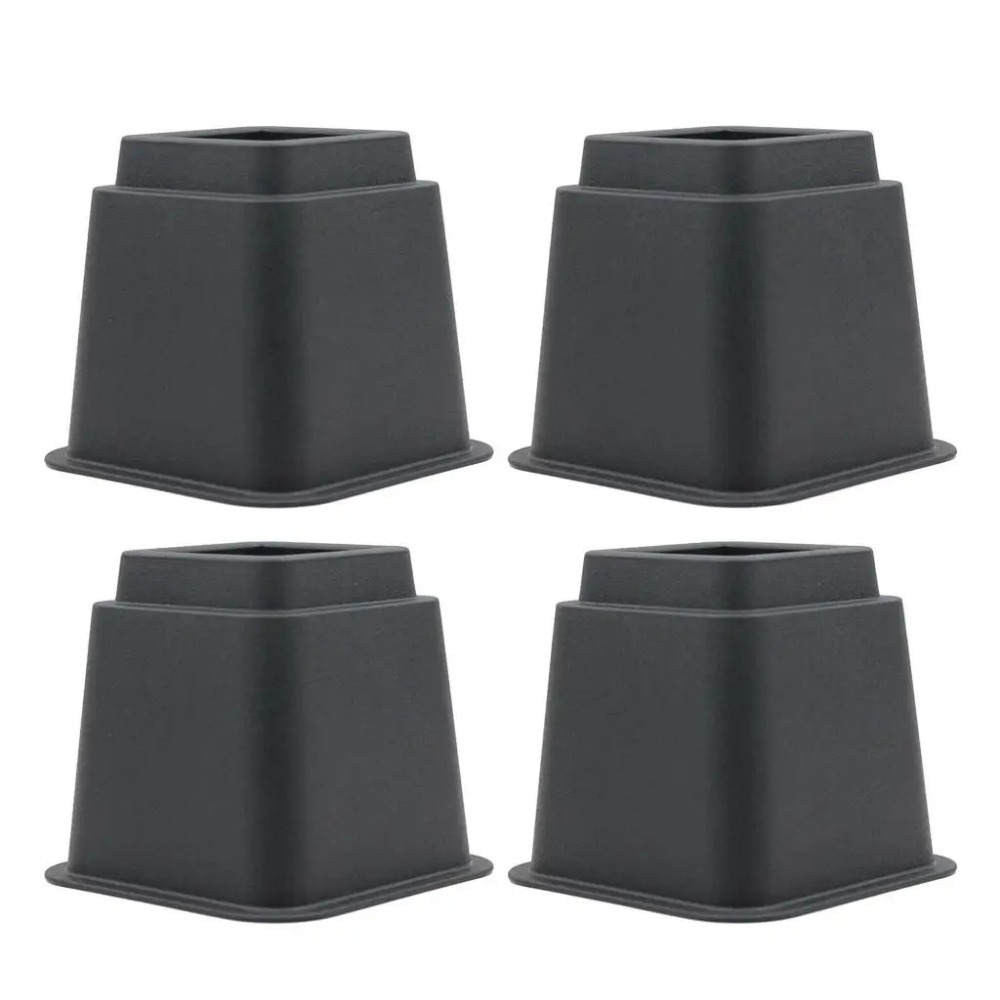 4Pcs Premium Heavy Duty Furniture Leg Risers Adjustable Height ...