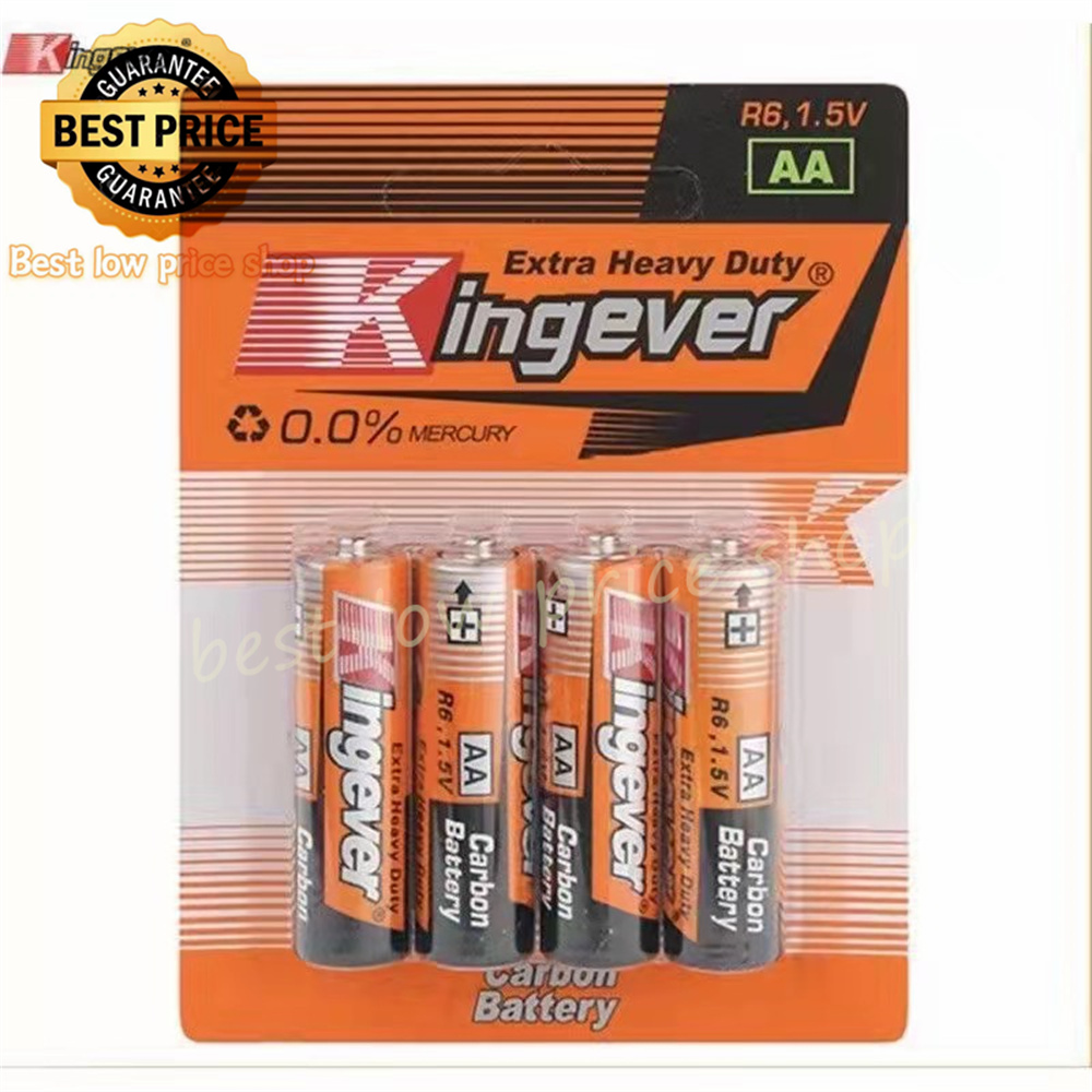 BTS🥇 Kingever extra heavy duty battery AA&AAA&D pre pcs | Lazada PH
