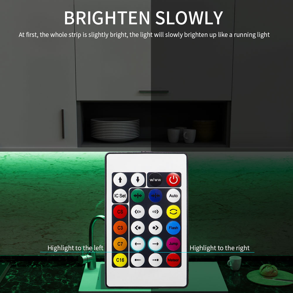 Usb/dc Ws2811 Ws2812b Rgbic Led Strip Controller 24keys Ir Remote ...