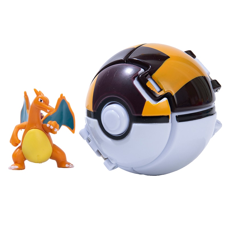 Tomy Pokemon Ball Pokeball Anime Figure Pikachu Squirtle Pocket Monster ...