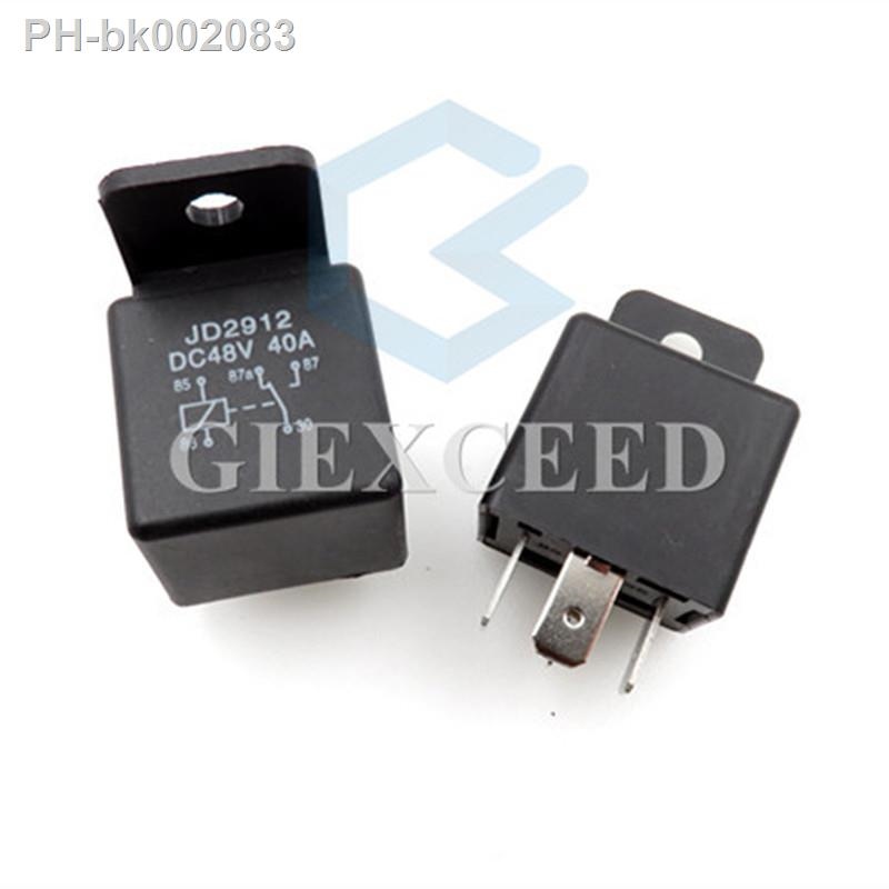∏ ☊ 12V-48V 40A 1NO 1NC Relay 5pin Waterproof Car Relay with mounting ...