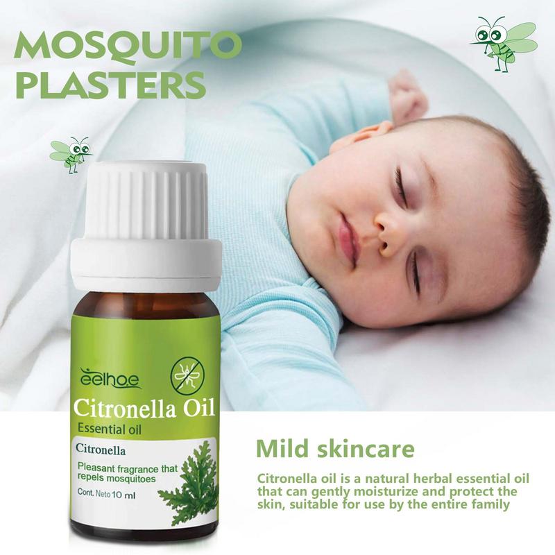 10ml Pure Natural Citronella Essential Oil Citronella Oil Mosquitoes ...