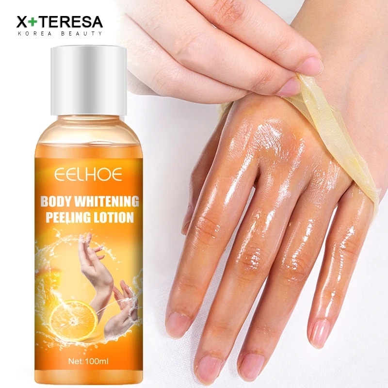 Body Yellow Peeling Oil Orange Essence Skin Whitening Hand Bleaching ...