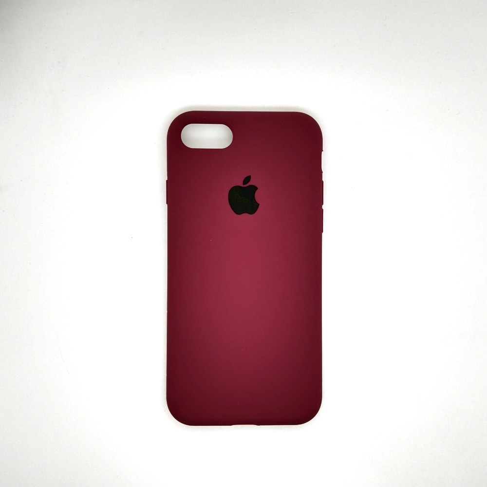 iPhone 7 8 back cover Soft Apple Silicone Case Minimalist Design ...