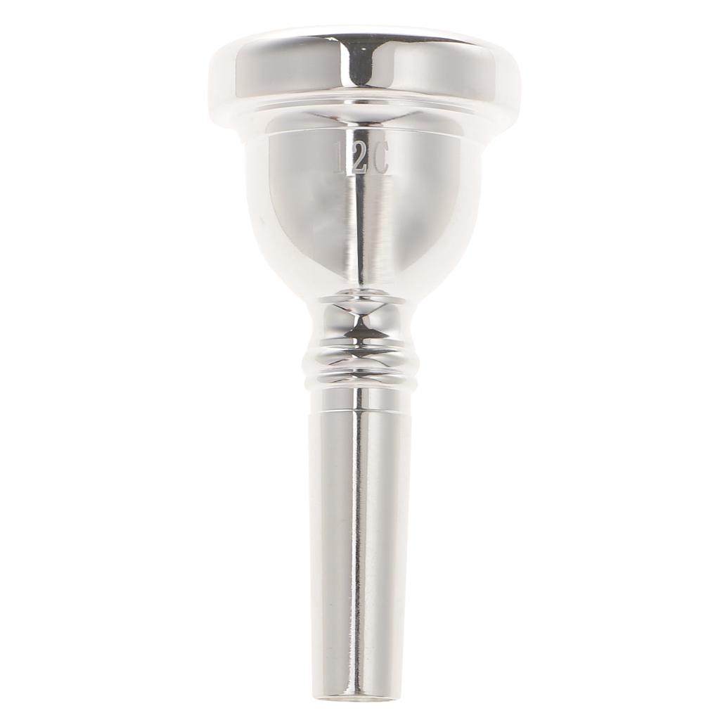 【Hot New Release】12C Hot Silver Nickel Plated Alto Trombone Mouthpiece ...