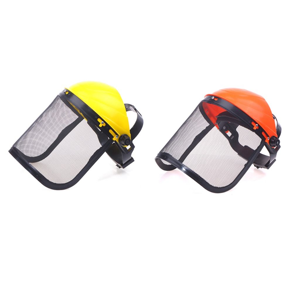Safety Face Protector Grass Trimmer Helmet With Full Face Visor ...