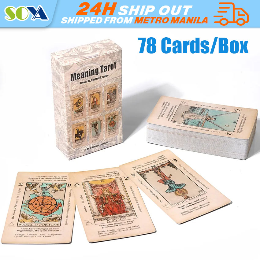 Tarot Cards 78 Cards The Meaning Tarot Emotional Game Chess Card ...