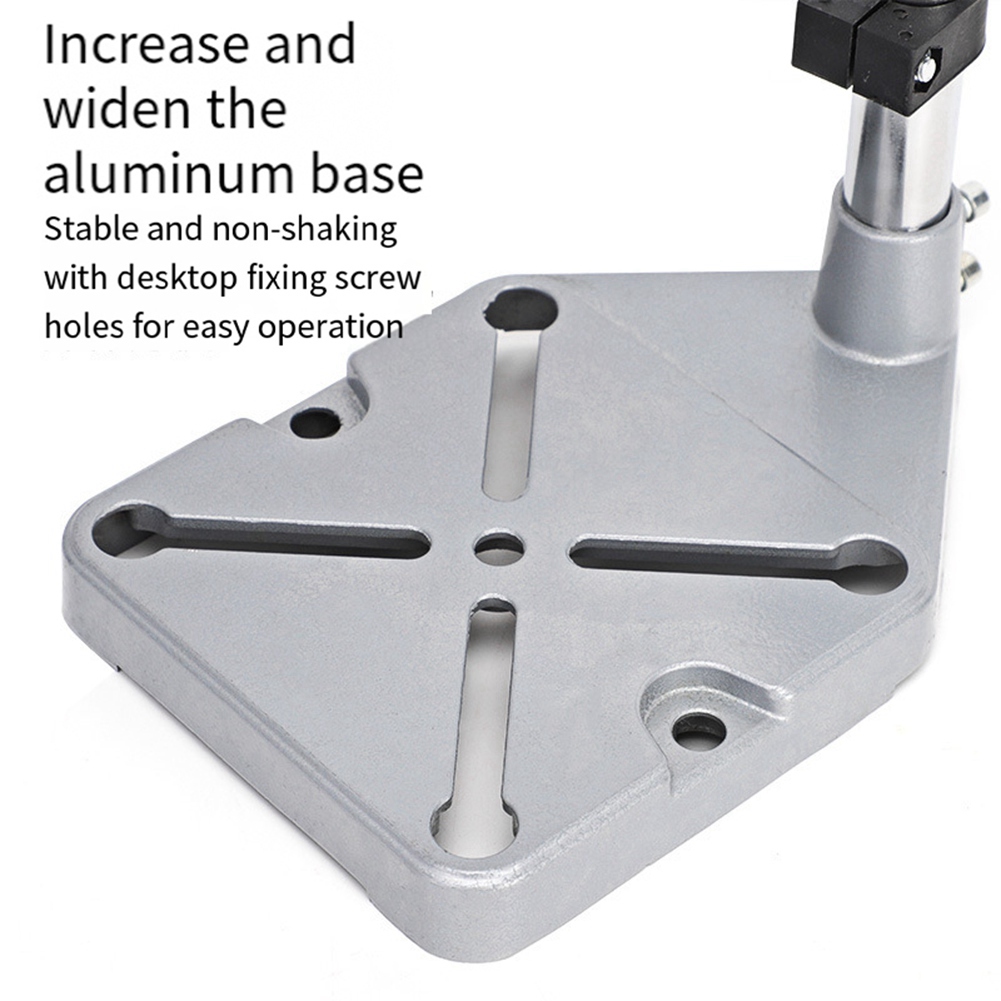 Aluminum Bench Drill Stand Single- Electric Drill Base Frame Drill ...