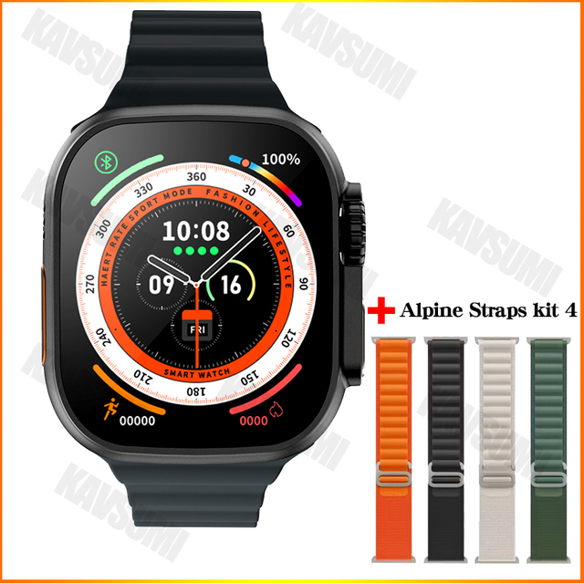 ZD8 Ultra Max Men Smart Watch Series 8 Always-on Display 49mm 2.08" Blootooth Call NFC ECG IP68 ...