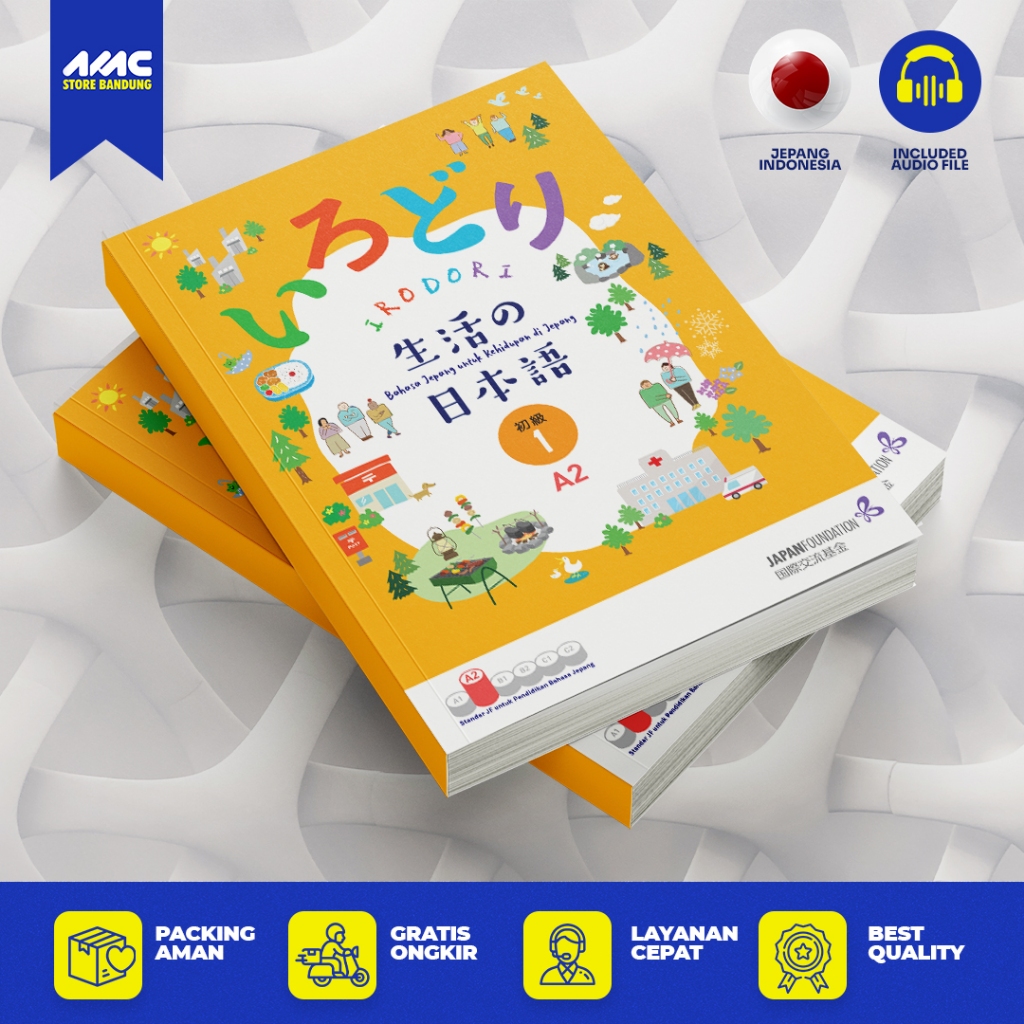 Buku Irodori A2 JFT Basic Tingkat Dasar 1 Bahasa Indonesia - Jepang | Lazada Indonesia